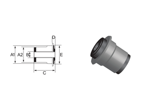Rear Control Arm Lower-Front Outer Bushing Kit